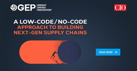 a low code no code approach to building next gen supply chains gep