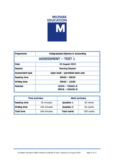 Test 1 22 August 2019 Questions Warning Tt Undefined Function 32