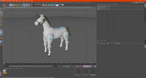 Robot Unicorn 3d Model 69 C4d Fbx Max Ma 3ds Blend Lxo Obj Usdz Unitypackage Upk
