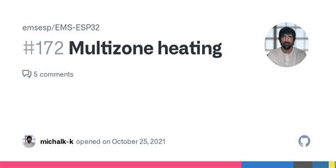 Multizone Heating · Issue 172 · Emsespems Esp32 · Github