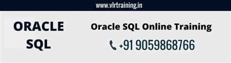 Oracle Sql Online Training