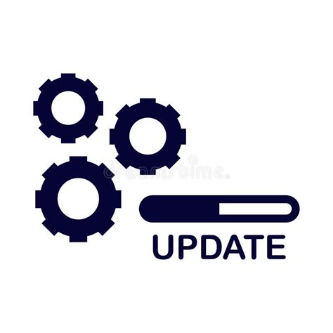 Gear Setting Update Software Setting Update Icon Stock Vector Illustration Of Setting