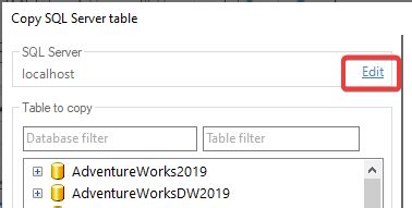 Copy SQL Server Table