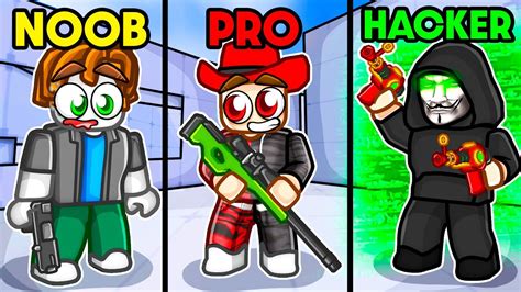 NOOB Vs PRO Vs HACKER In Roblox Rivals YouTube