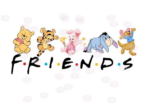Winnie The Pooh Friends Png Etsy