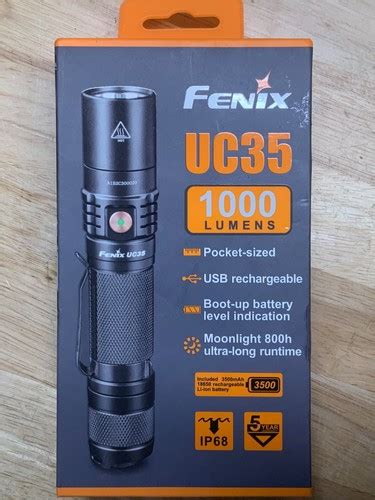 Fenix Uc35 V2 0 Led Flashlight 1000 Lumens Rechargeable Tactical