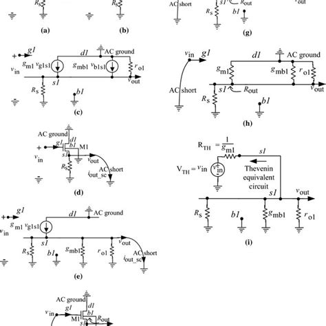 schematics of a single stage fully differential cmos amplifier