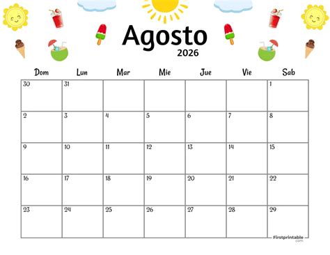 August 2026 Calendars 40 Free Printable Pdf