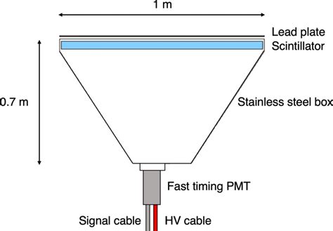 Schematic View Of The Plastic Scintillation Detector For A Detailed