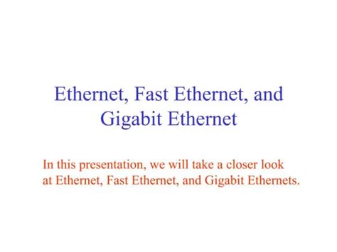 Ppt Cisco Sfp Modules For Gigabit Ethernet Applications Powerpoint
