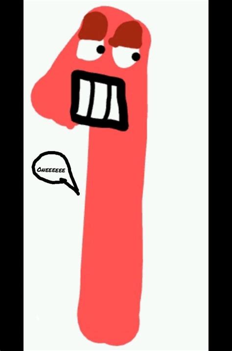 Draw Numberblocks 1 R Numberblocks