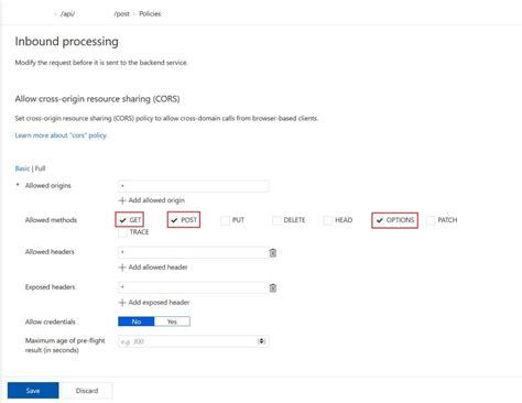Allow Cors On Azure Api Management Its Not A Bug Its A Feature