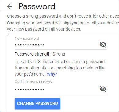 How To Change Or Update Your Gmail Password ExcelNotes