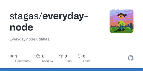 GitHub Stagas Everyday Node Everyday Node Utilities