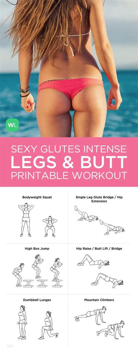 23 Fit Butt Infographics That Will Transform Your Derrière And Your