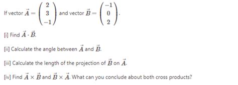Solved If Vector Chegg Com