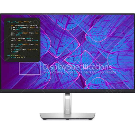 27" Dell P2723QE - Specifications