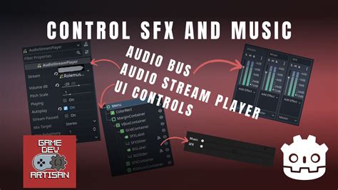 control sfx and music in godot godot fundamentals
