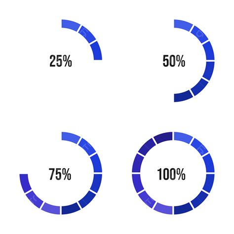 Fifty Percent Progress Vector PNG Vector PSD And Clipart With Transparent Background For Free