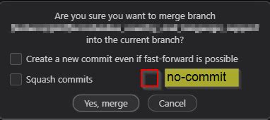 Add No Commit Option To Merge Dialog Issue Mhutchie Vscode Git Graph GitHub