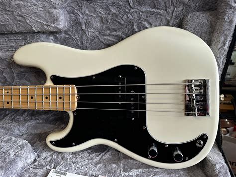 Fender Mod Shop Us Precision Bass Left Handed Olympic White 2020 Some