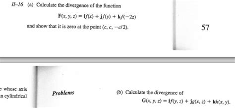 Solved A Calculate The Divergence Of The Function F X Y Chegg Com