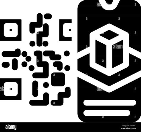 Ar Marker Augmented Reality Glyph Icon Vector Illustration Stock Vector