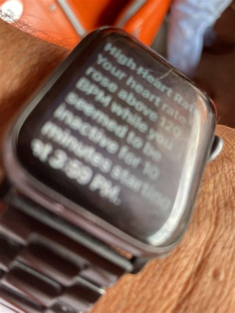 apple watch notification while in stands at jets game r browns