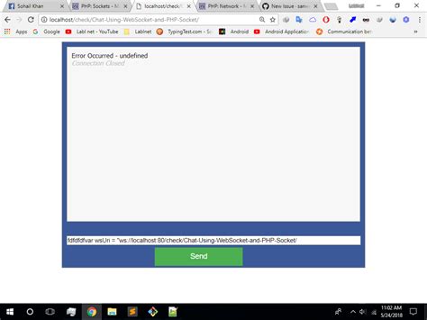 Not Working · Issue 4 · Sanwebechat Using Websocket And Php Socket