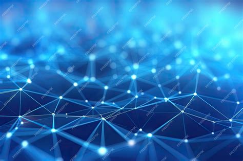 Premium Photo Abstract Technology Background With Connecting Dots And