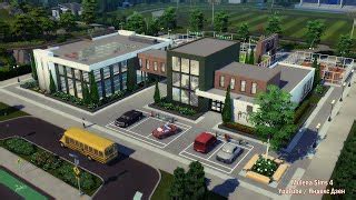 СТАРШАЯ ШКОЛА СИМС 4 | THE SIMS 4 Строительство | Spee... | Doovi