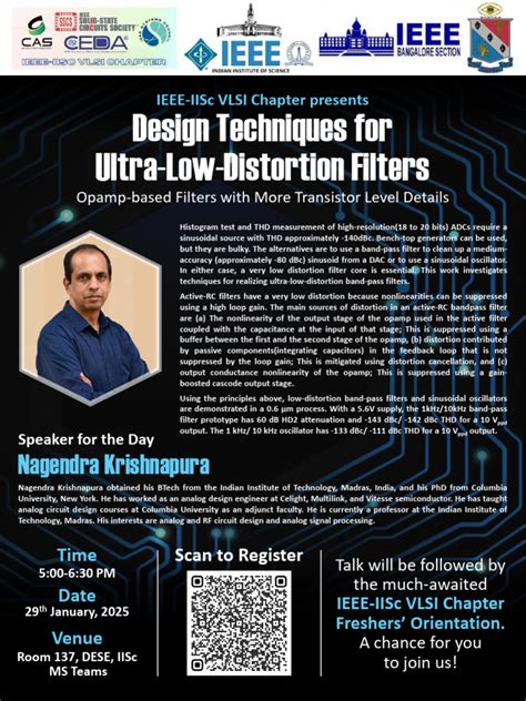 Ieee Iisc Vlsi Poster 20250129 Pdf Electronic Filter Electronic Oscillator