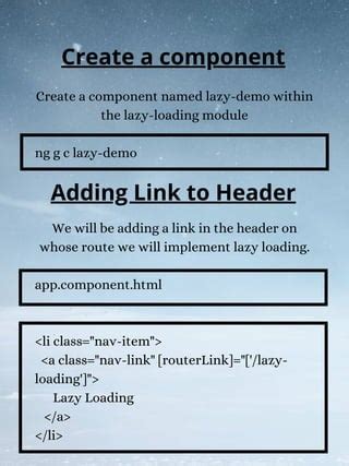 Step By Step Guide On Lazy Loading In Angular PDF