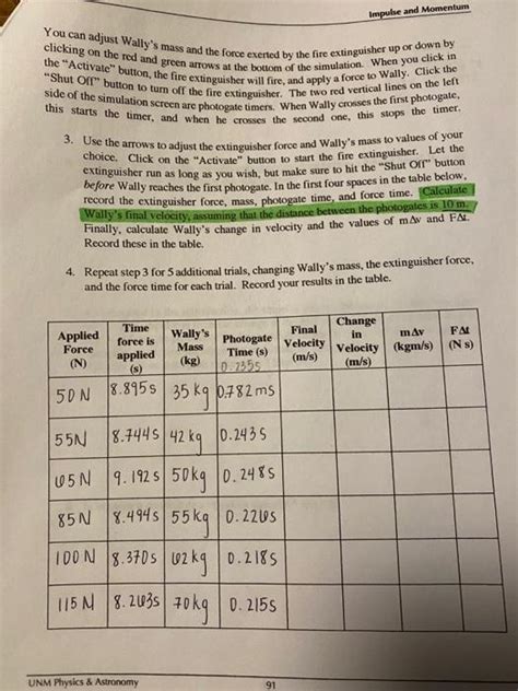 Solved Calculate Wallys Final Velocity Assuming That The Chegg Com