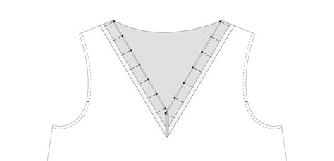 How To Sew Bias Binding On A V Neck In The Folds