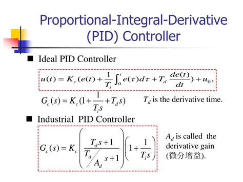 Ppt Pid Feedback Controllers Powerpoint Presentation Free Download Id6221429