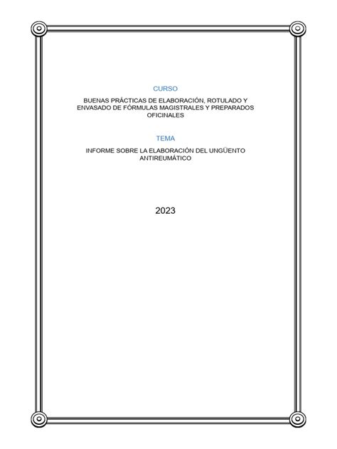 Unguento Antireumatico Pdf Medicina Clinica Medicina