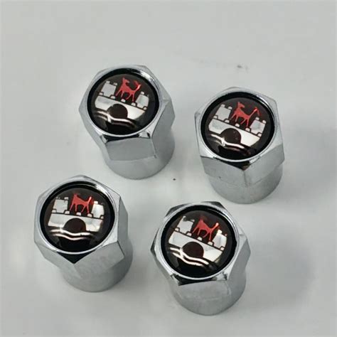Genuine Vw Valve Stem Caps Metal Chrome 4 Pack New Logo 000071215j For