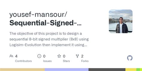 github yousef mansour sequential signed multiplier the objective of
