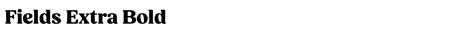 Fields Font Webfont And Desktop Myfonts