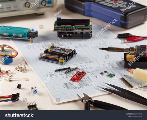 Electronic Diy Project Arduinoelectronics Microprocessordrawing On
