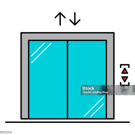 엘리베이터 리프트 아이콘 그래픽 디자인 입구 표지판 건물 출입구 기호 벡터 일러스트 레이 션 개념에 대한 스톡 벡터 아트 및 기타 이미지 Istock