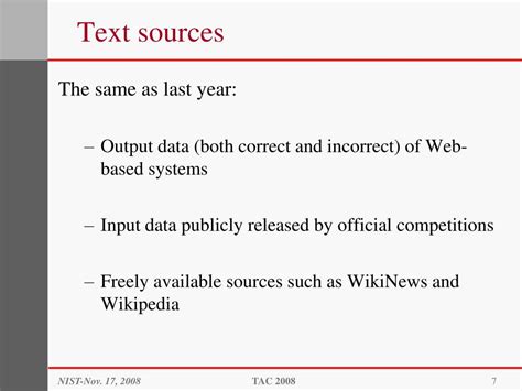 Ppt Overview Of The Fourth Recognising Textual Entailment Challenge