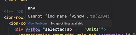 Bug Cannot Find Name VShow Issue Vuejs Language Tools GitHub