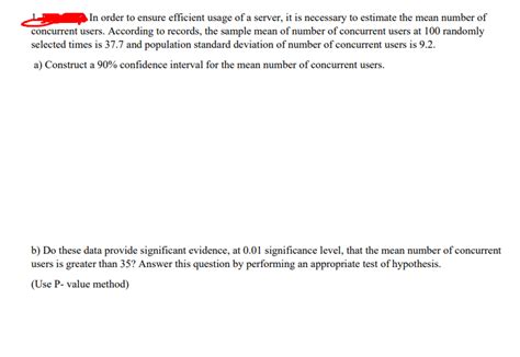 Solved In Order To Ensure Efficient Usage Of A Server It Is