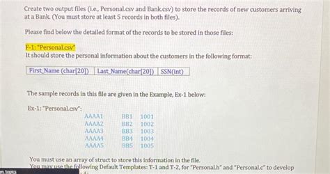 Create Two Output Files Ie Personalcsv And