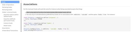 Sequelizejs Sequelize Orm Hooks Not Working With Associations