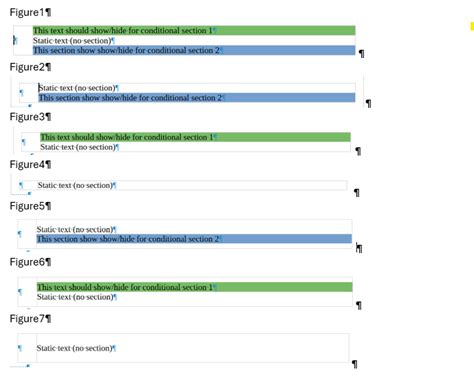 Table Rows Not Shrinking When Conditional Sections Are Hidden