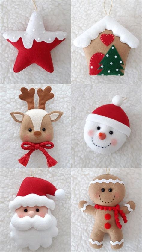 Moldes Para Navidad En Fieltro Plantillas Para Imprimir Felt Crafts Christmas Felt Christmas