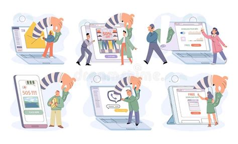 Concept Of Hacker Attack Fraud Investigation Internet Phishing Attack Fraud Prevention Stock